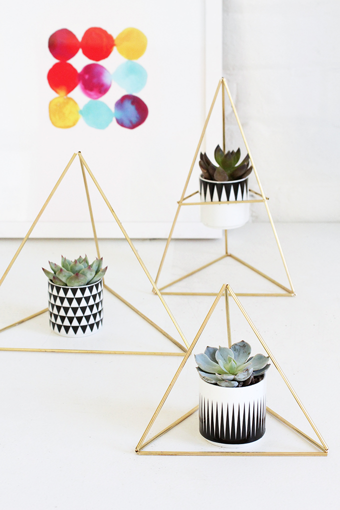 DIY: fazendo objetos triangulares criativos – Depois Dos Quinze